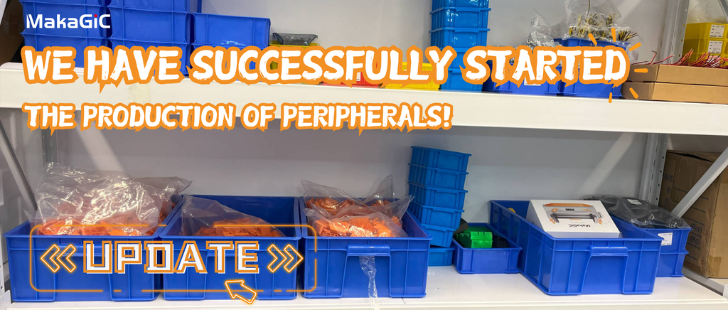 We have successfully started the production of peripherals!